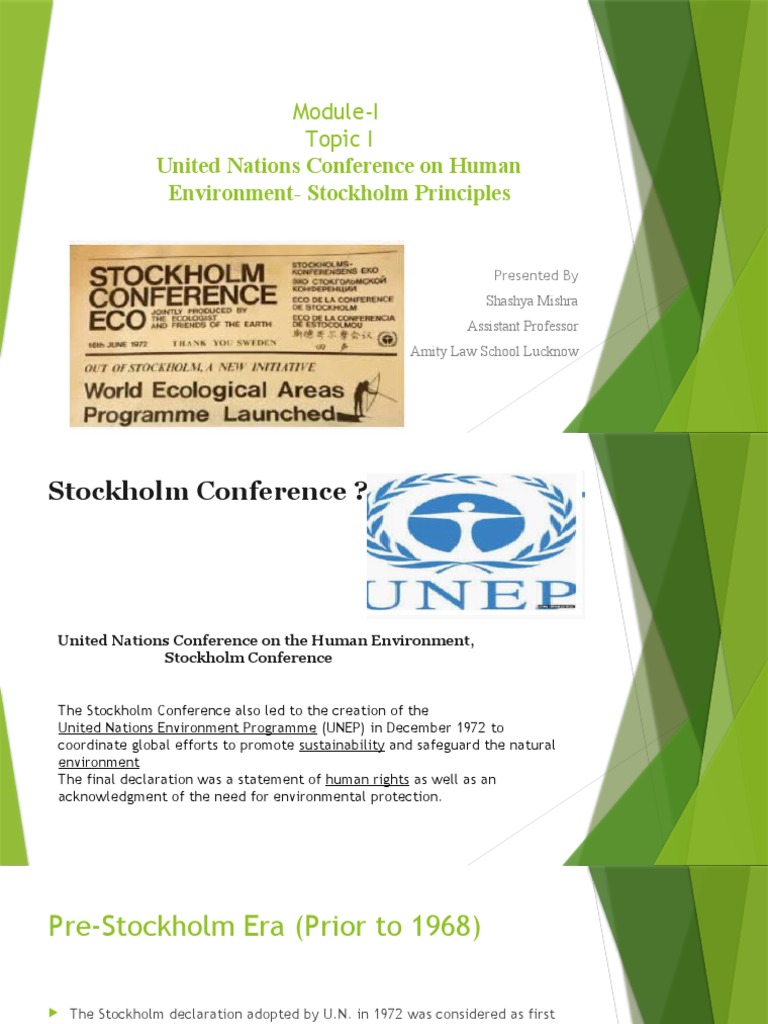 Stockholm Declaration 2 | PDF | Nature | Environmental Social Science
