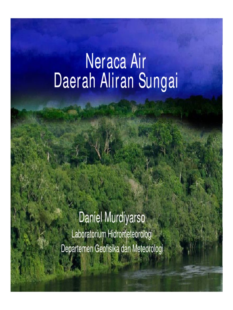 11 - Neraca Air Das | PDF | Environmental Science | Chemical Engineering