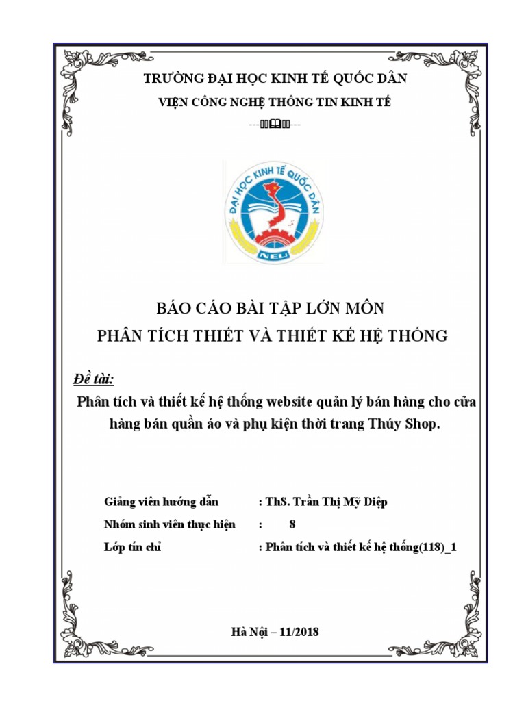 PTTKHT Bán Hàng Online | PDF