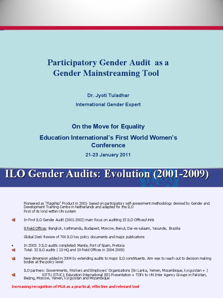 21.1.6 Gender Audit | PDF | Gender | Gender Studies