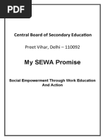 Sewa Project Grade 10 (2024-25) | PDF | Learning | Career & Growth