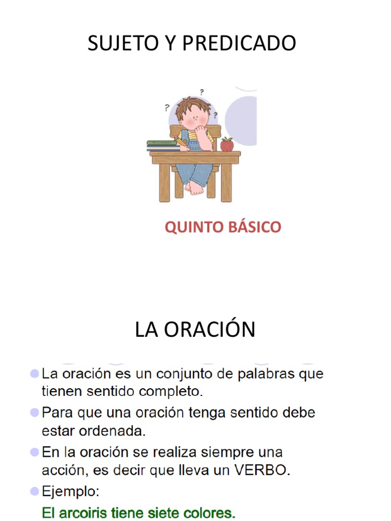 Sujeto y Predicado | PDF | Hogar, jardinería y bricolaje | Poesía