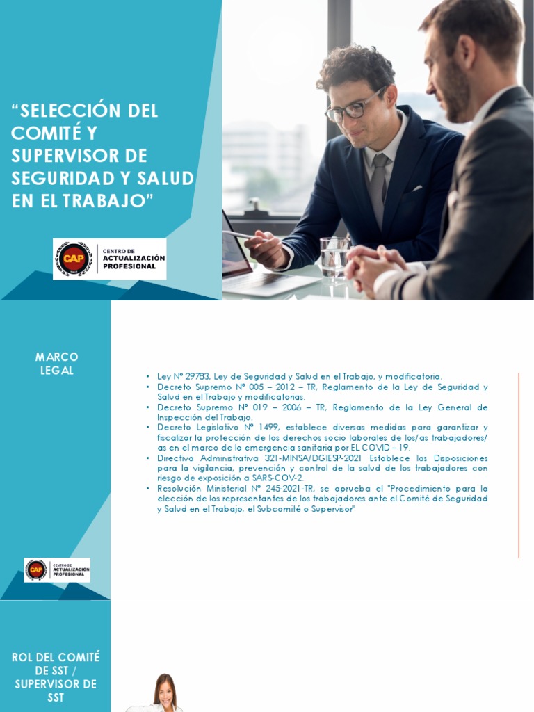 CAPACITACION - SST - Comite de SST 2022 | PDF | Elecciones | Regulación