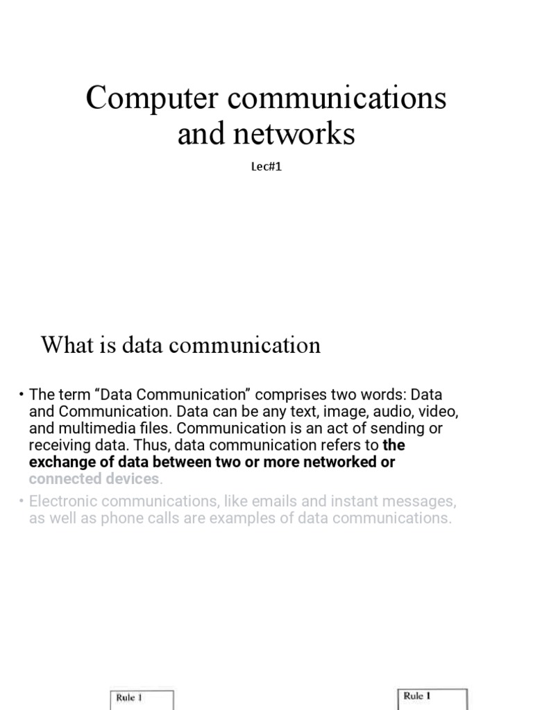 Computer Communications and Networks | PDF | Transmission Medium ...