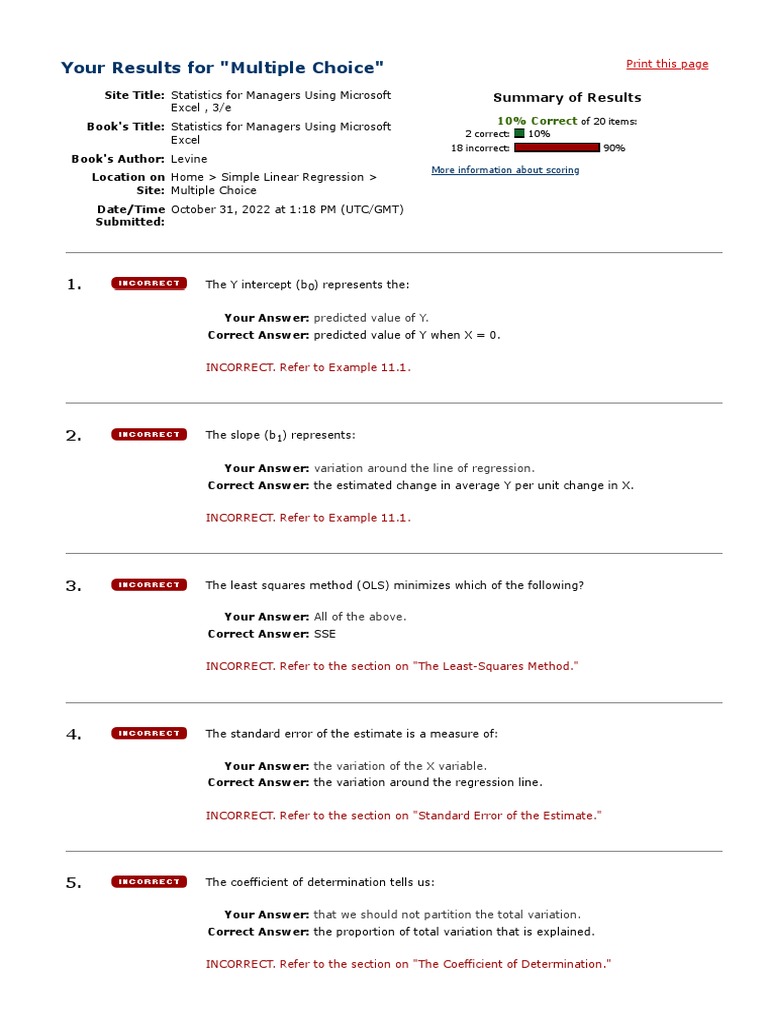 Simple Linear Regression | PDF | Regression Analysis | Errors And Residuals Simple Linear Regression | PDF | Regression Analysis | Errors And Residuals