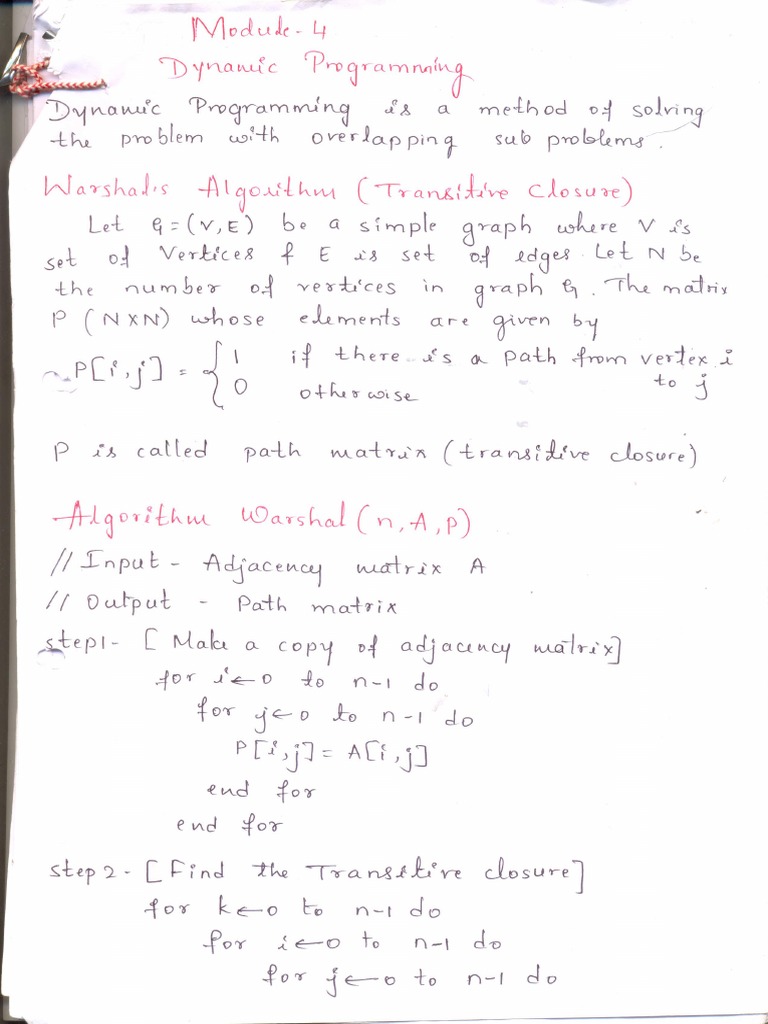18cs42 Module 4 Pdf