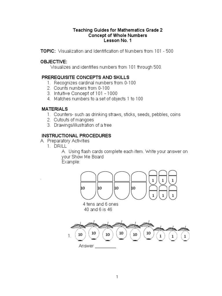 Grade 2 Math: Whole Numbers 101-1000 | PDF | Numbers | Literacy