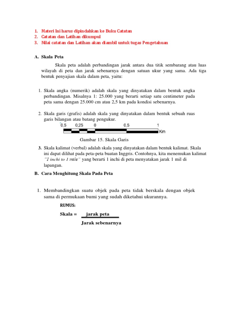 Materi Skala Peta | PDF