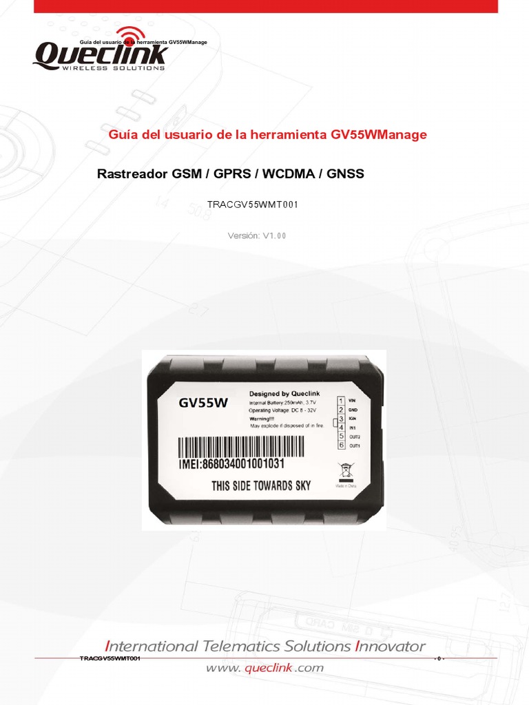 GV55W Manage Tool User Guide eSPAÑOL V1.00 | PDF | Microsoft Windows | Menú (Computación)