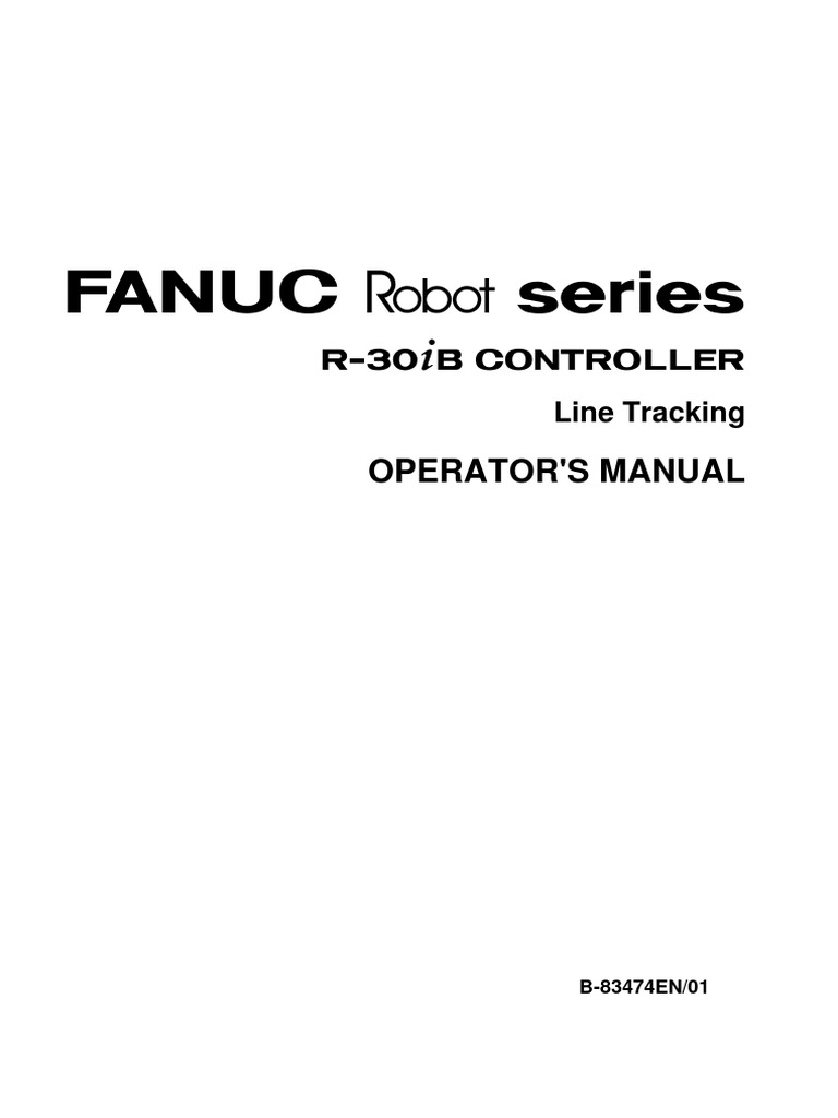 R-30iB Linetracking Operator Manual (B-83474EN 01) | PDF | Robot | Robotics