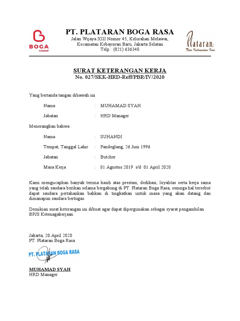 PT Plataran Boga Rasa | PDF