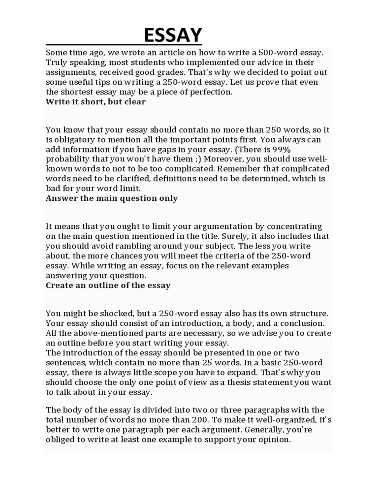 Essay and Letter | PDF | Essays | Argument