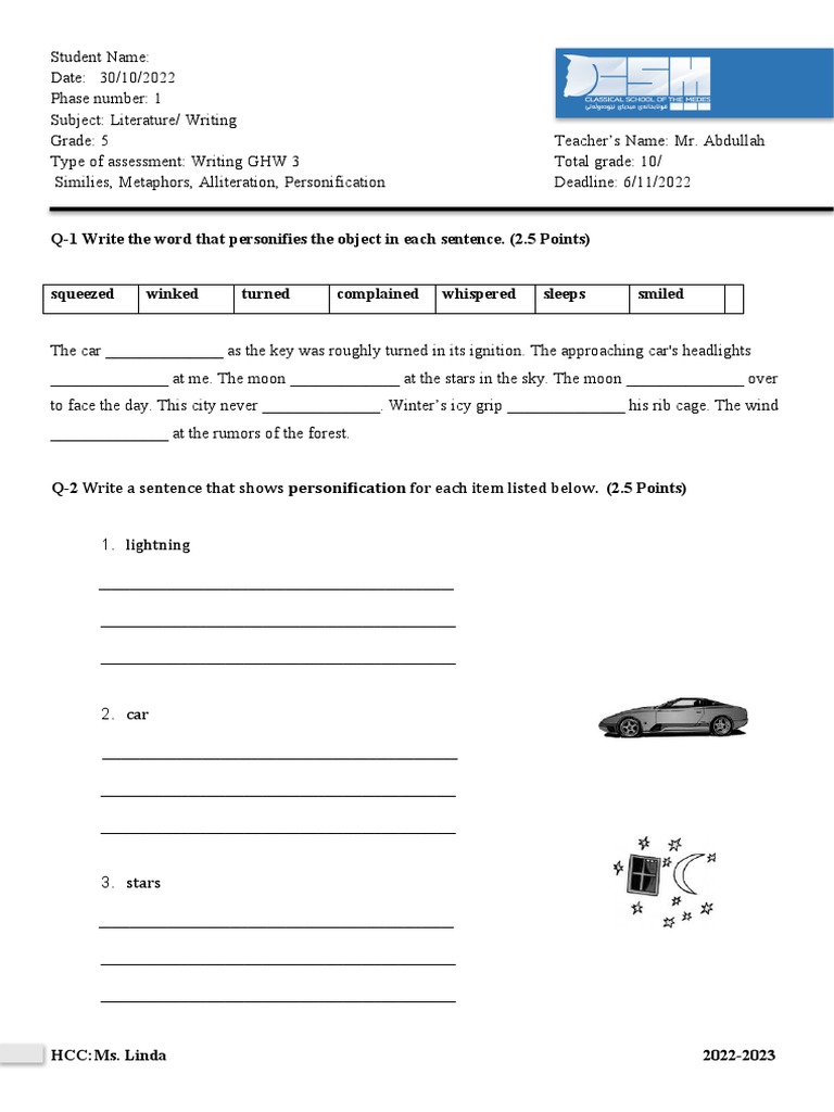 Writing GHW 3. | PDF | Rhetorical Techniques | Poetic Devices