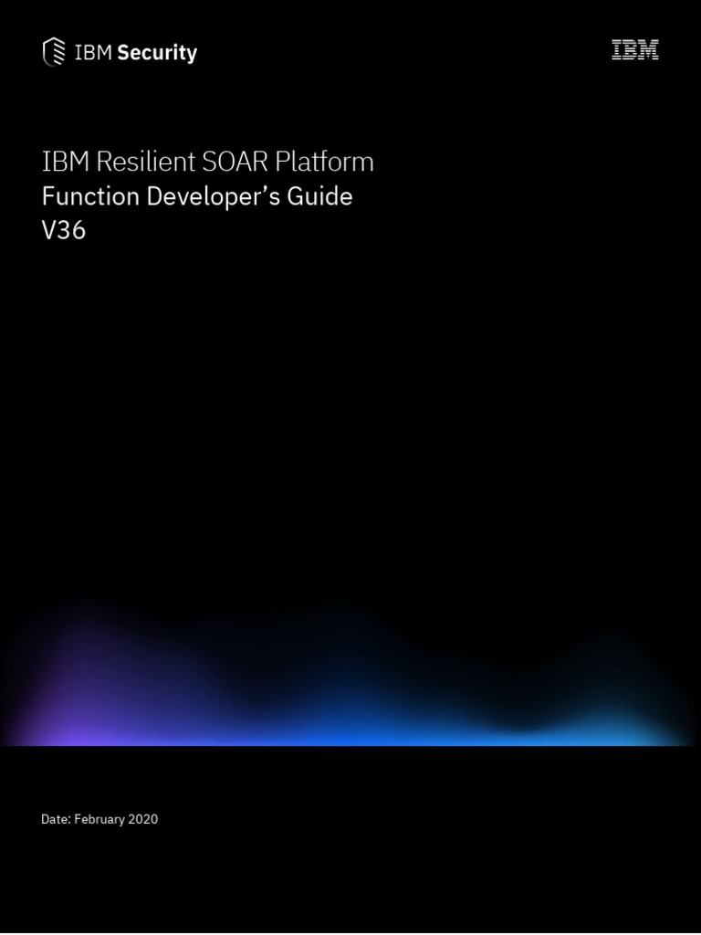 Resilient IRP Function Developer Guide | PDF | Subroutine | Scripting Language