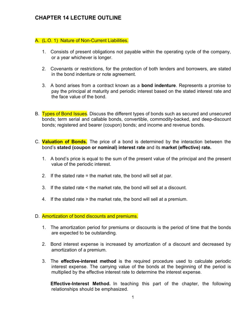 CH 14 | PDF | Bonds (Finance) | Interest