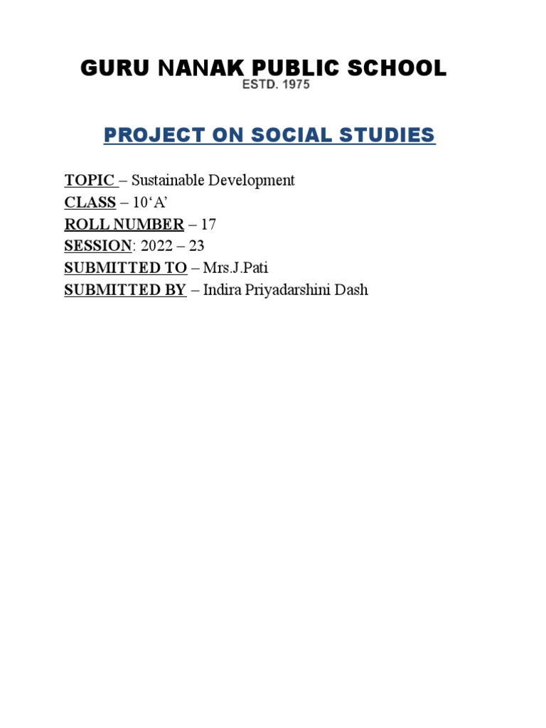 Front Page Project | PDF