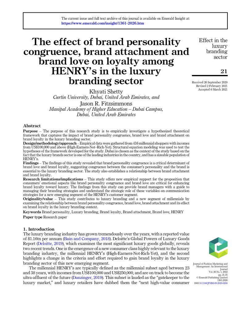 Brand Attachment | PDF | Brand | Attachment Theory
