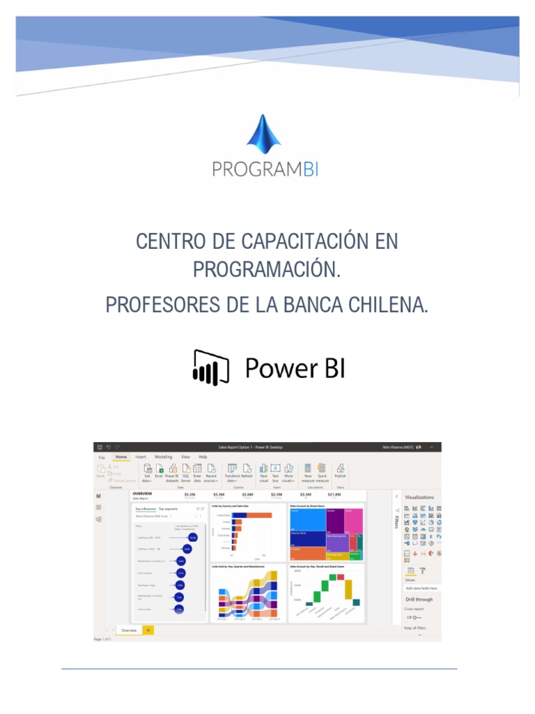 Curso de Power BI: Nivel Básico y Avanzado | PDF | Presupuesto | Internet