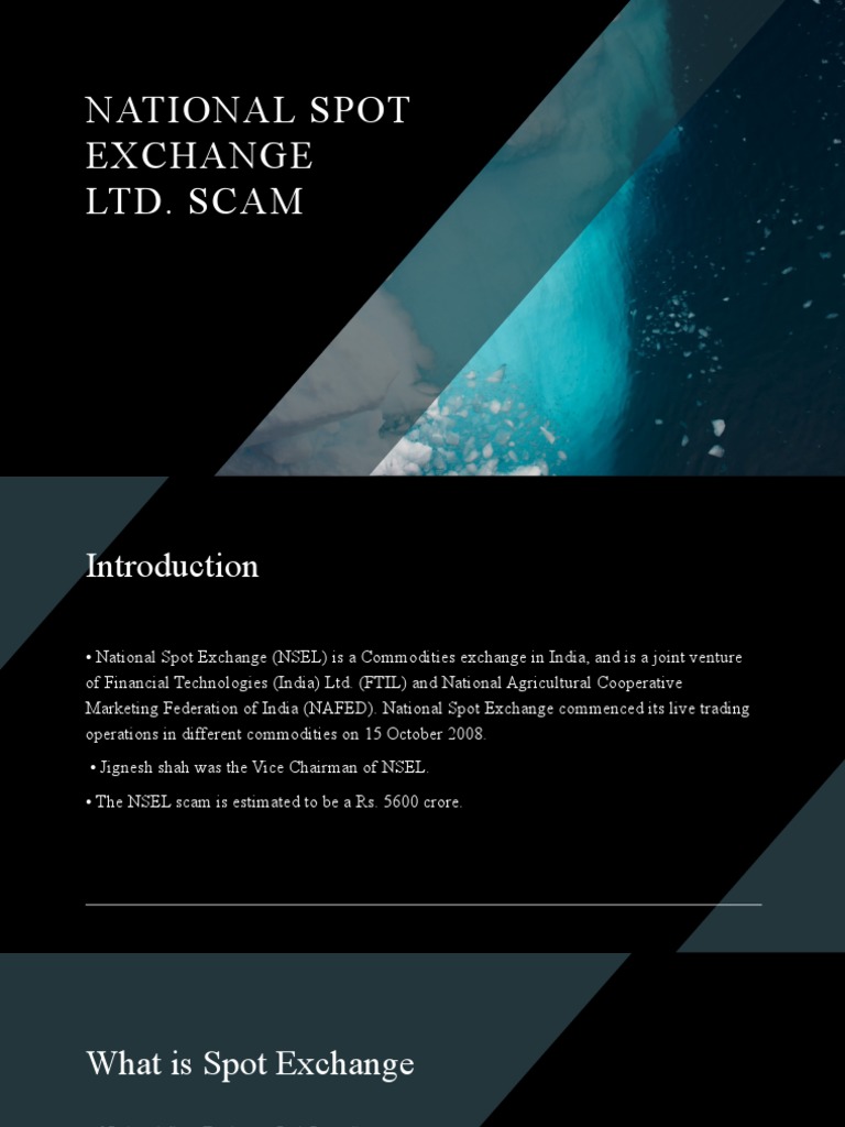 Nsel Scam | PDF | Financial Services | Financial Markets
