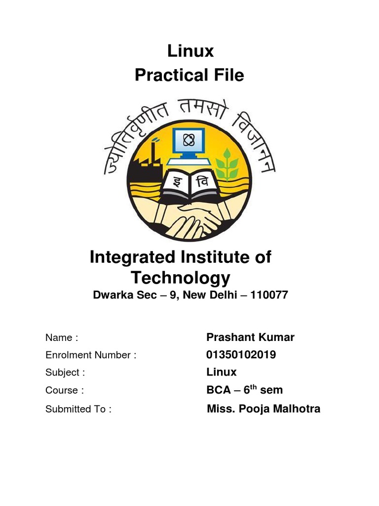 Linux Practical File | PDF | Kernel (Operating System) | Operating System