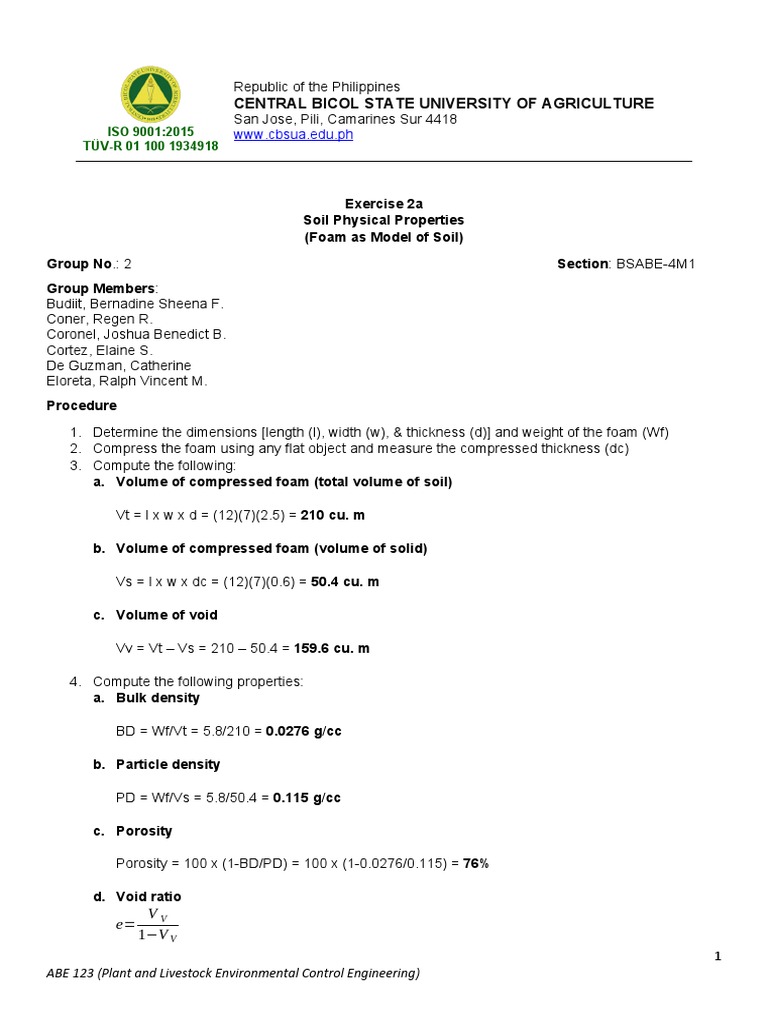 Abobo Form | PDF | Porosity | Earth Sciences