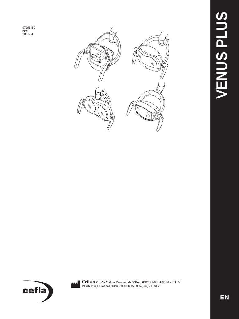 Venus Lamp Cefla | PDF | Medical Device | Waste