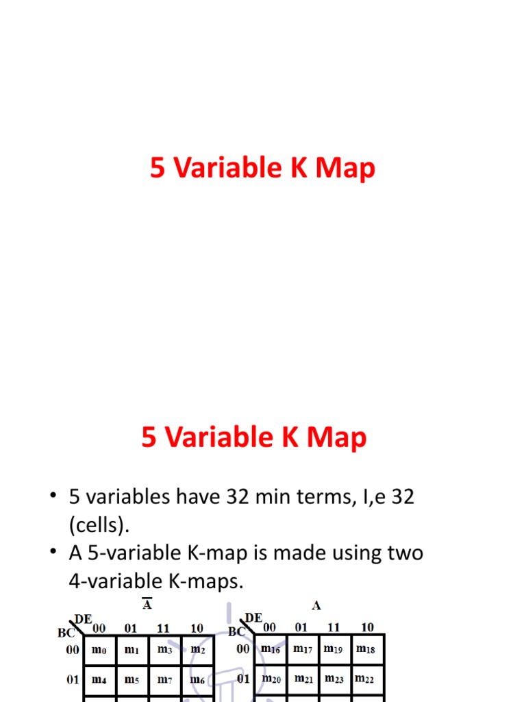 5 Variable Kmap Pdf