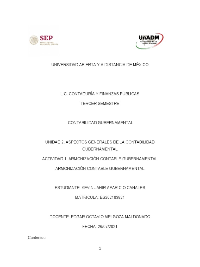 M7 U2 A1 KEAC Cuadrocomparativo | PDF | Contabilidad | México