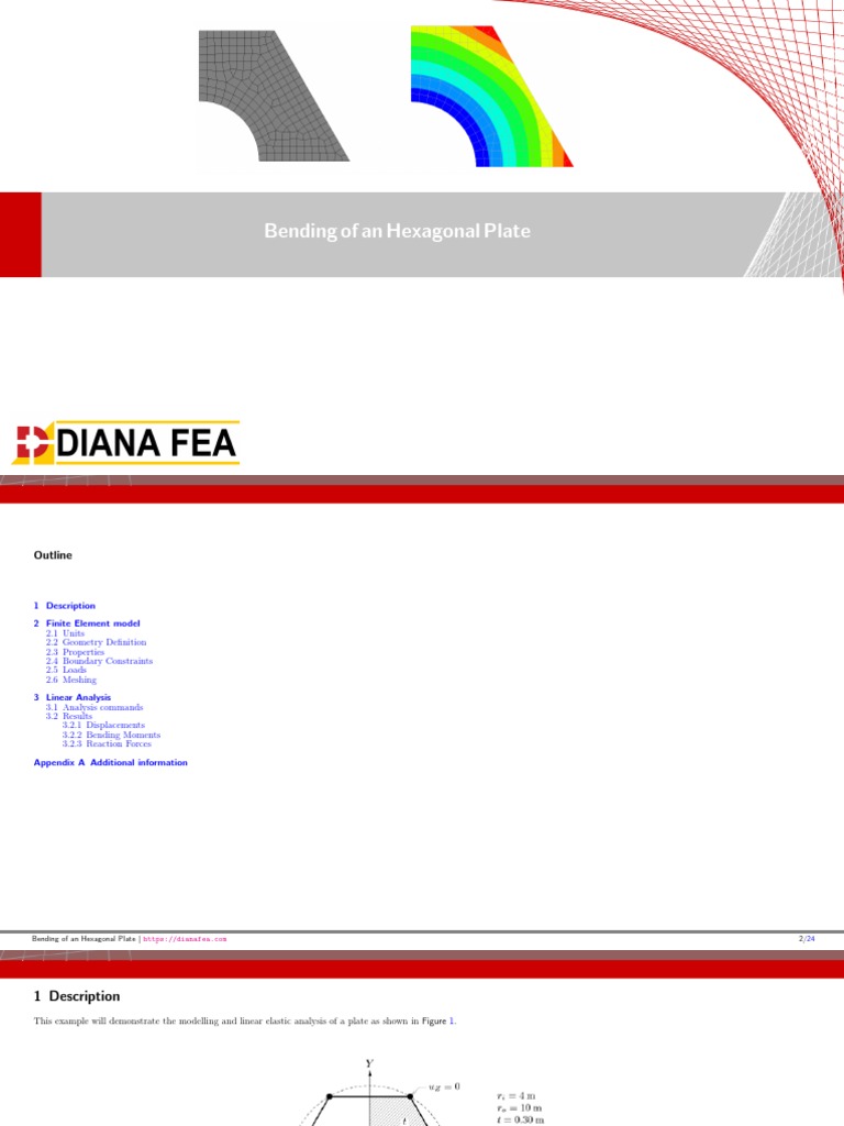 Hexaplate | PDF | Bending | Finite Element Method