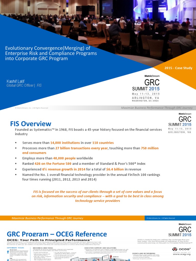 Evolutionary Convergence Enterprise Risk Compliance Programs Corporate ...