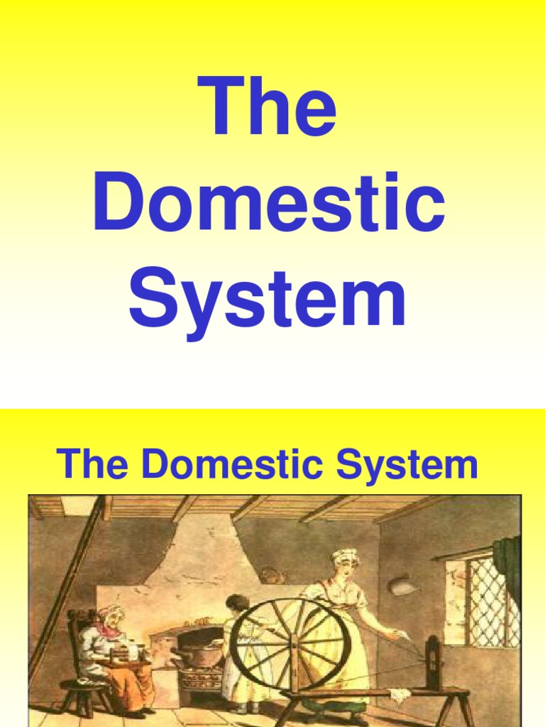 Unit1 The Domestic System | PDF | Weaving | Spinning (Textiles)