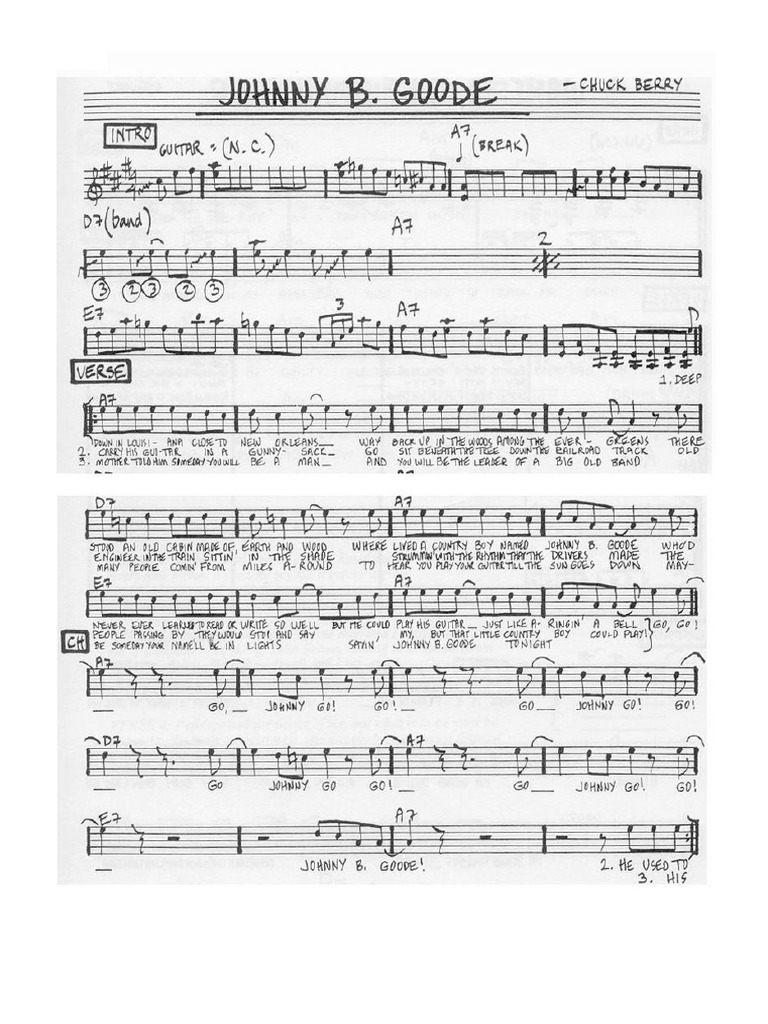 Jonny B Goode | PDF