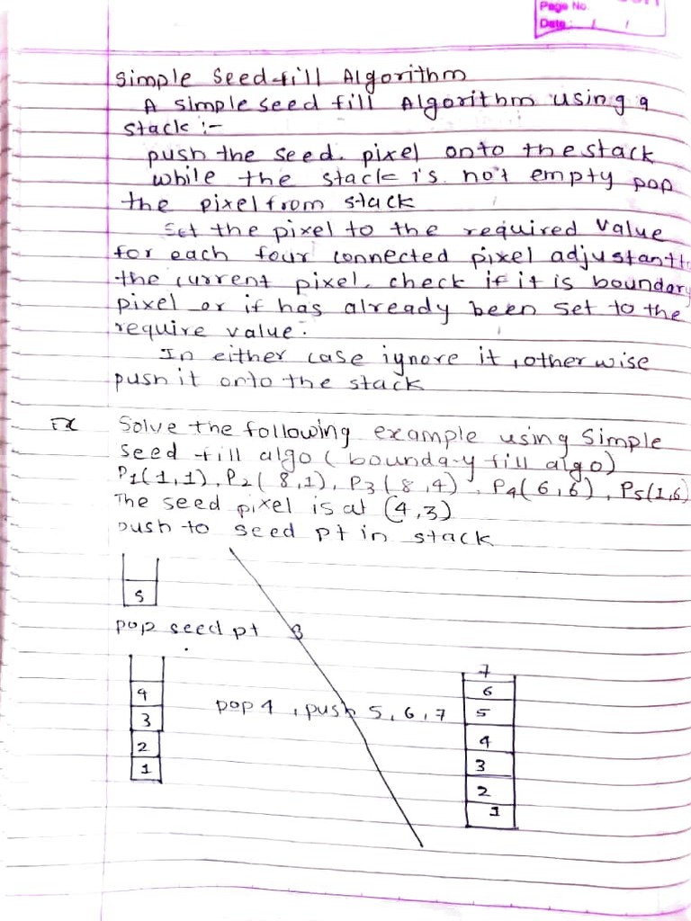Seed Fill Algorithm Pdf 