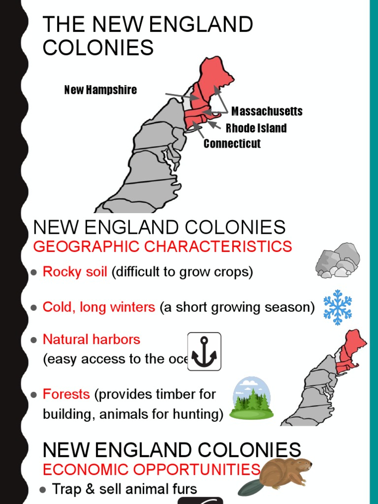 Characteristics of New England Colonies | PDF | New England | Thirteen ...