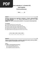 NEW MATURA PRACTICE Transformations KEY 2023 | PDF