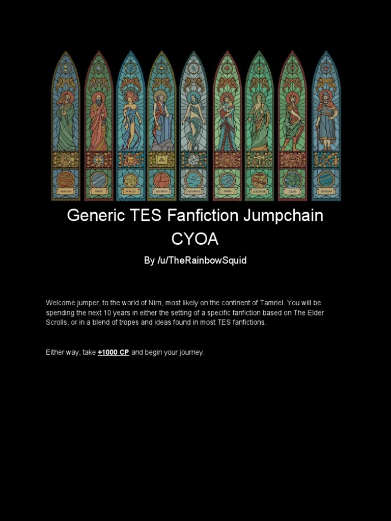 Generic TES Fanfiction Jumpchain | PDF | Deities