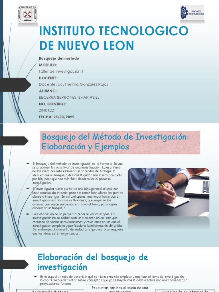 Bosquejo Del Metodo | PDF | Información | Science
