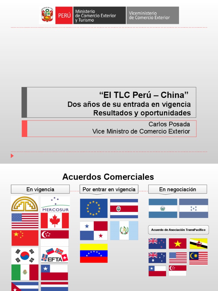 Tratado de Libre Comercio Perú-China | PDF | Tratado de Libre Comercio ...