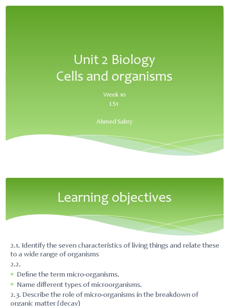 Science Year 7 Cambridge Presentation Powerpoint Unit 2 Part 1 | PDF