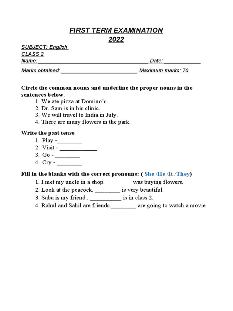 Cbse Grade 2 English | PDF | English Language | Cognitive Science