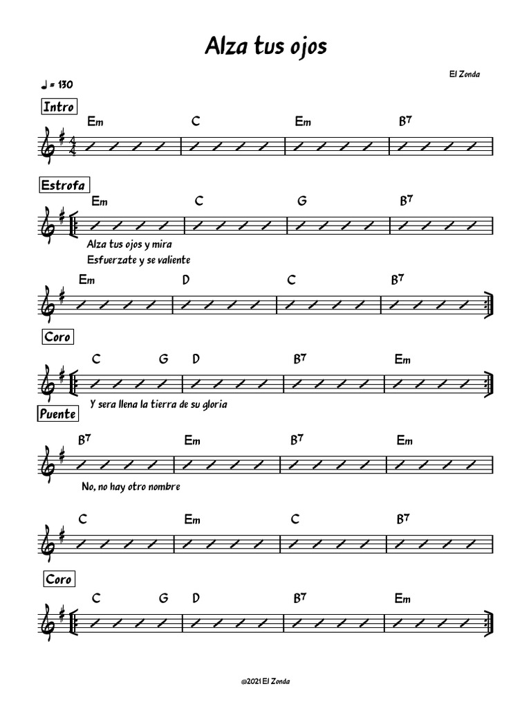 Alza Tus Ojos | PDF
