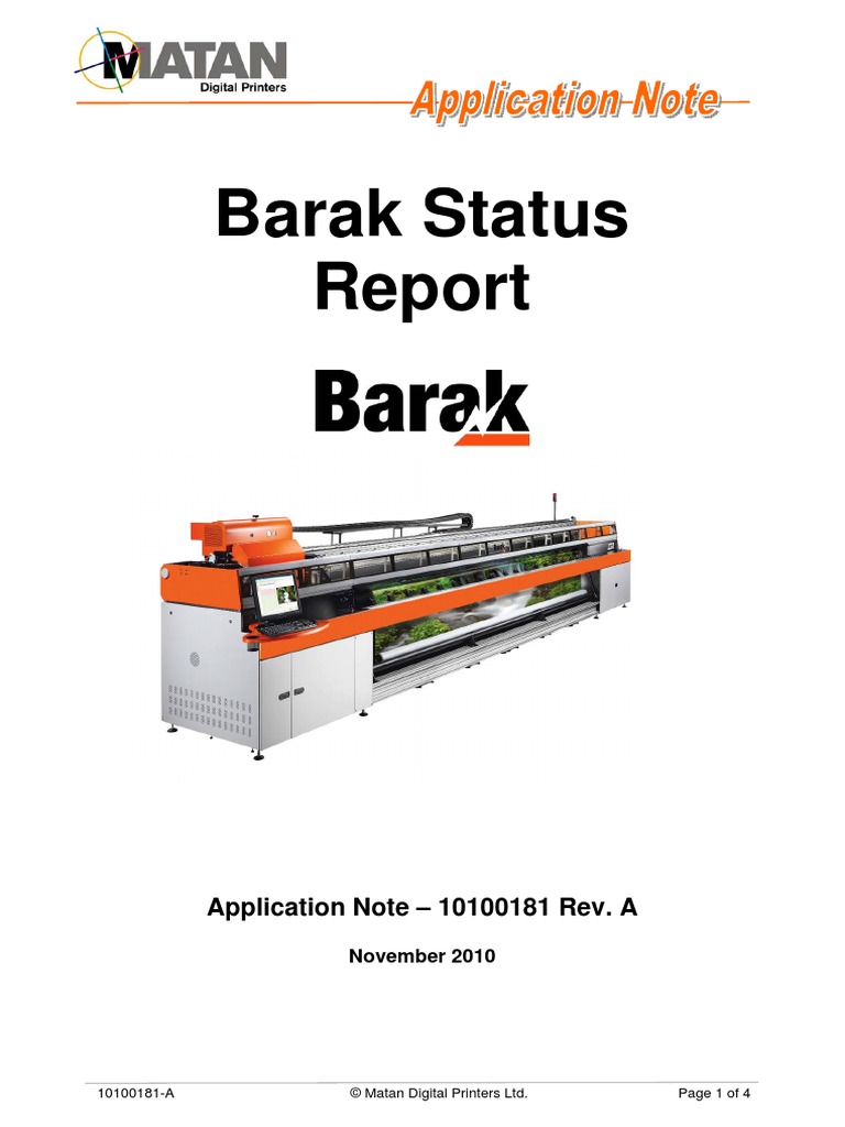 10100181-A BK APPnote Barak Status Report | PDF | Computer File | Text File