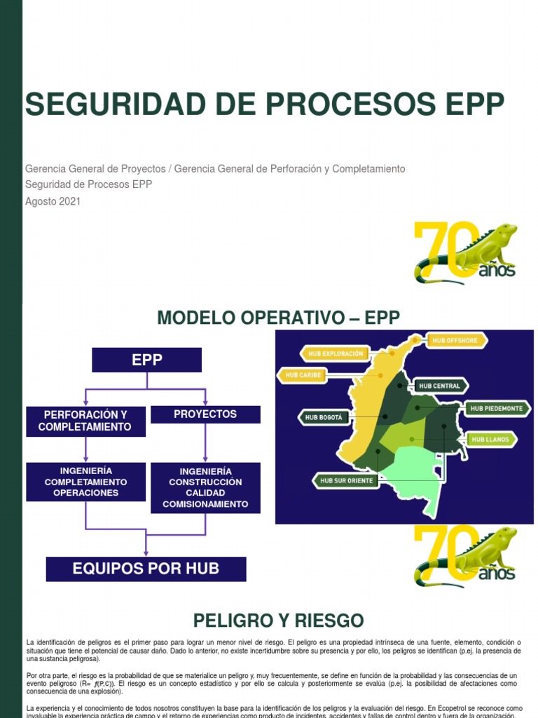 Concientización Seguridad de Procesos EPP - Charla A Contratistas | PDF | Riesgo | Valores