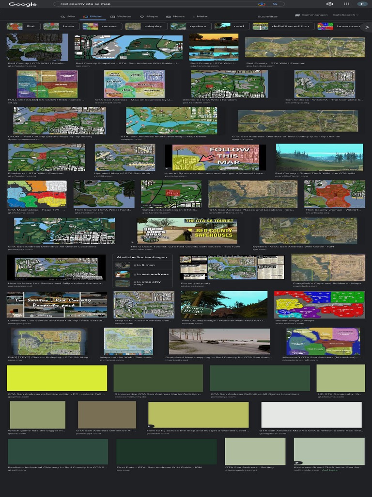 Red County Gta Sa Map - Google Suche | PDF
