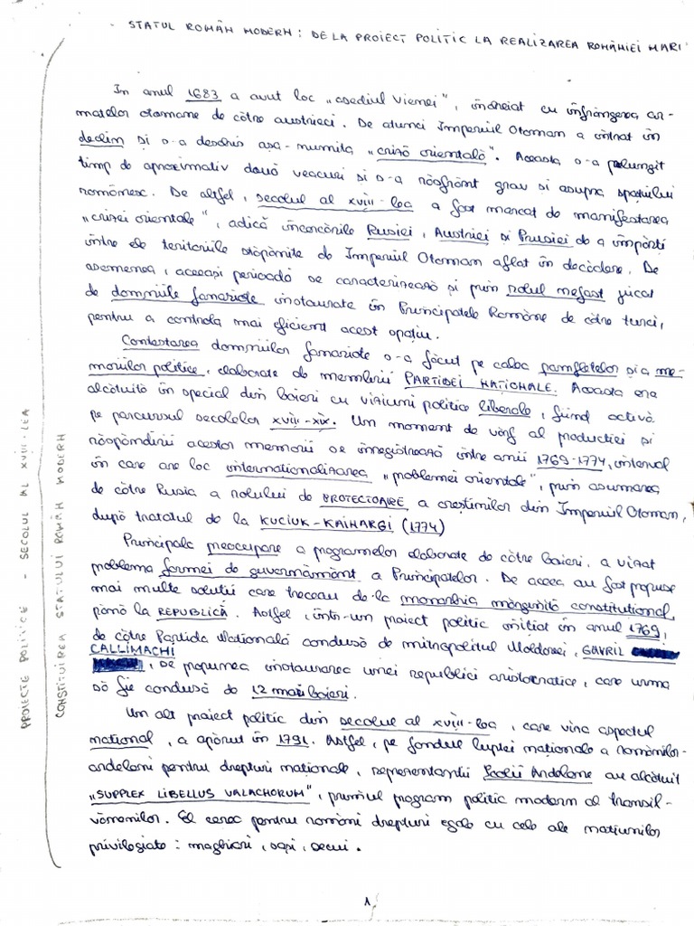 Materie Istorie Bac | PDF