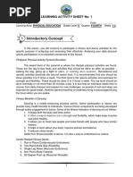 Pe 6 4TH Quarter | PDF | Lesson Plan | Learning