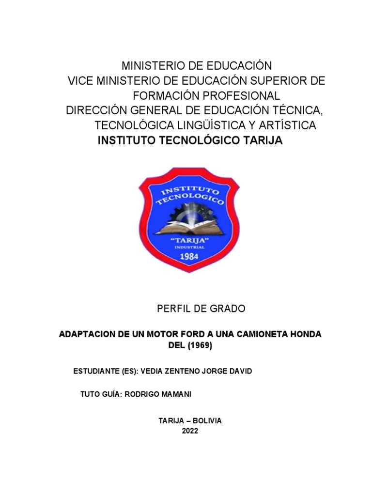 Proyecto - Vedia Zenteno David | PDF | Motocicleta | Neumático