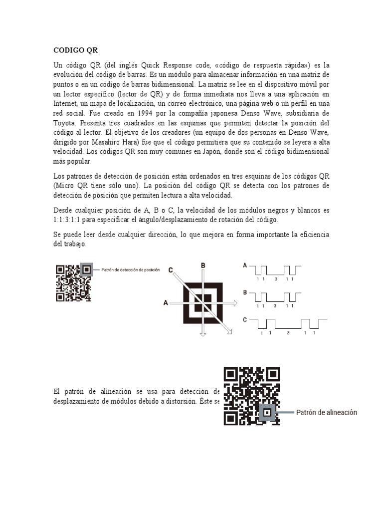 Codigo QR | PDF | Código QR | Informática