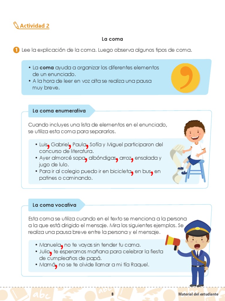 Uso de La Coma Sexto | PDF