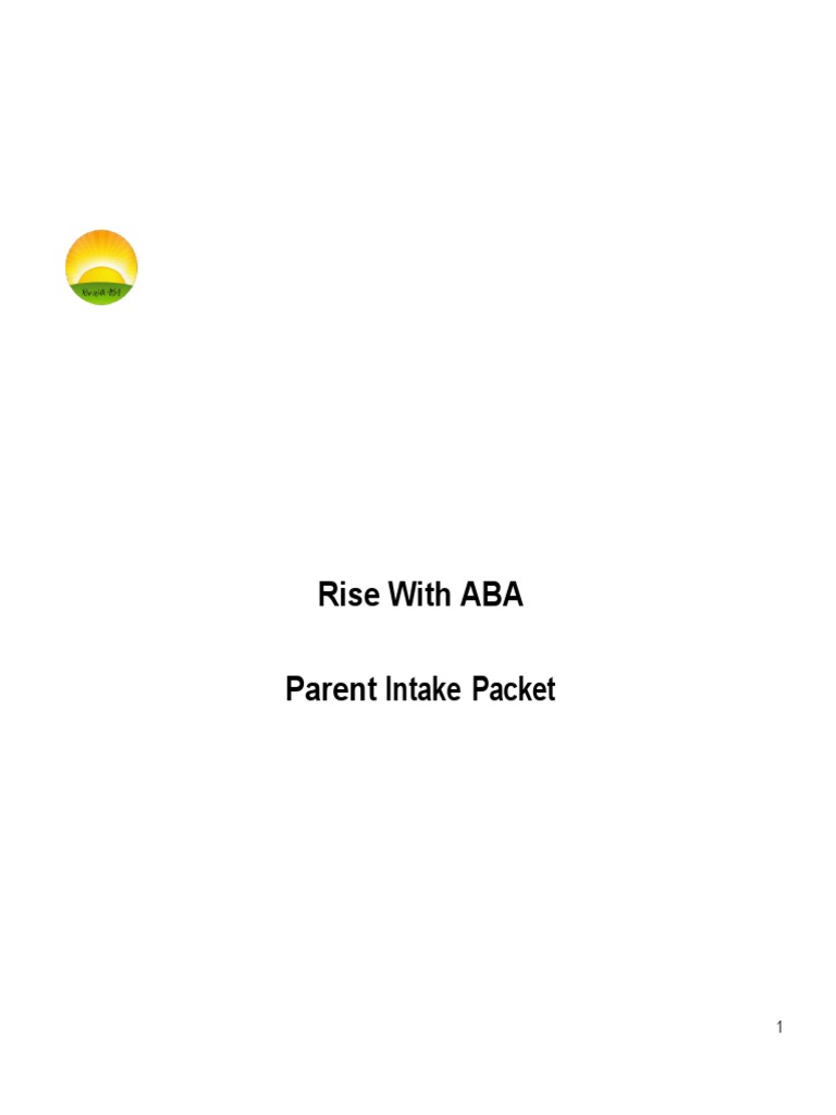 Rise Client Intake Packe | Download Free PDF | Health Sciences